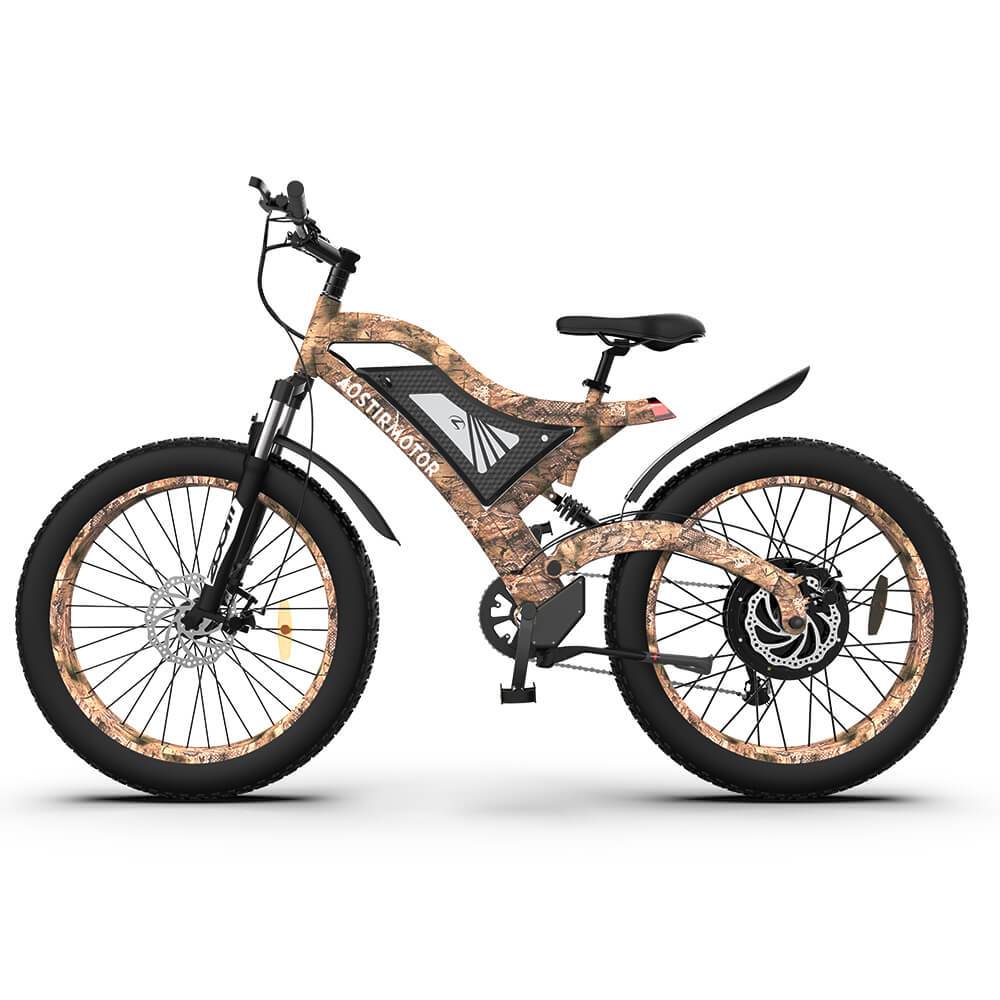 Aostirmotor S18-1500W Full-Suspension Fat Tire Electric Bike - Really Good Ebikes